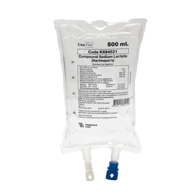 Fresenius Kabi Compound Sodium Lactate (Hartmann's Solution) 500ml | My ...